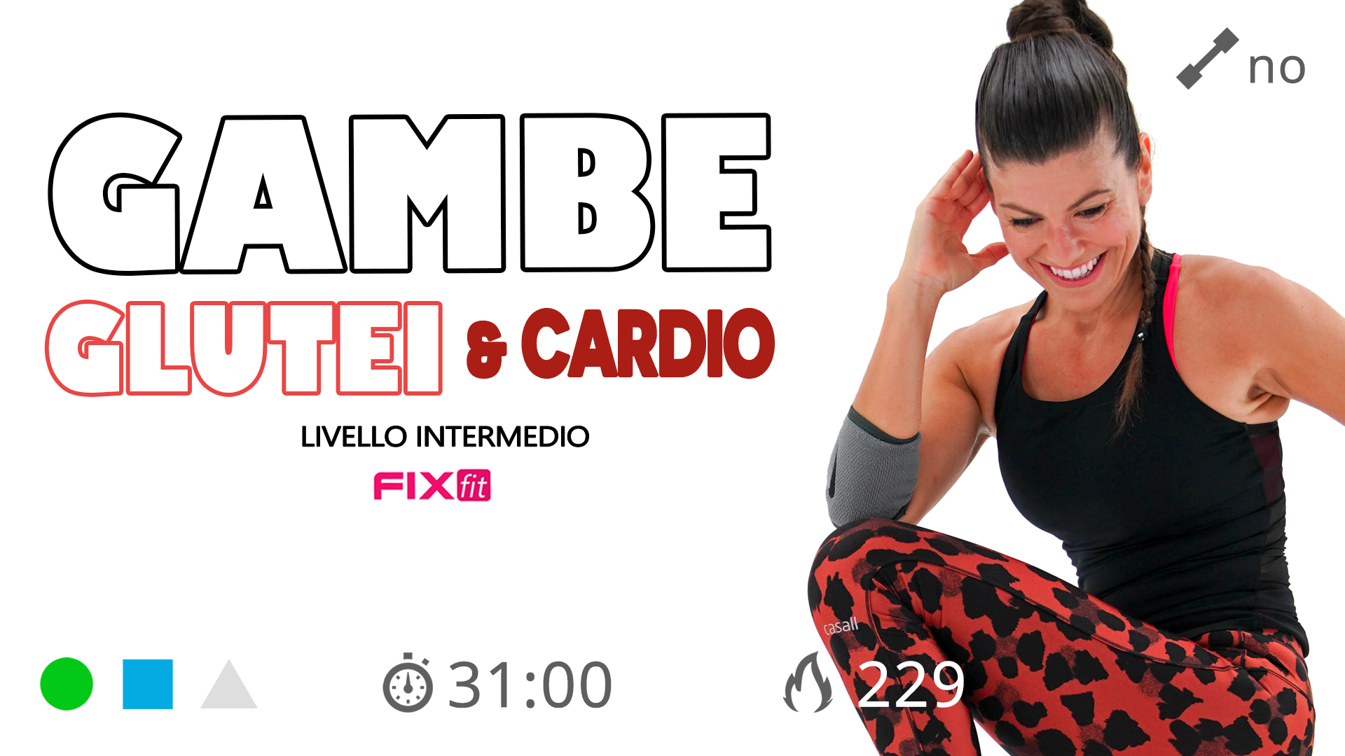 Gambe Snelle e Toniche! Esercizi Cardio e Tonificazione Per Gambe e Glutei