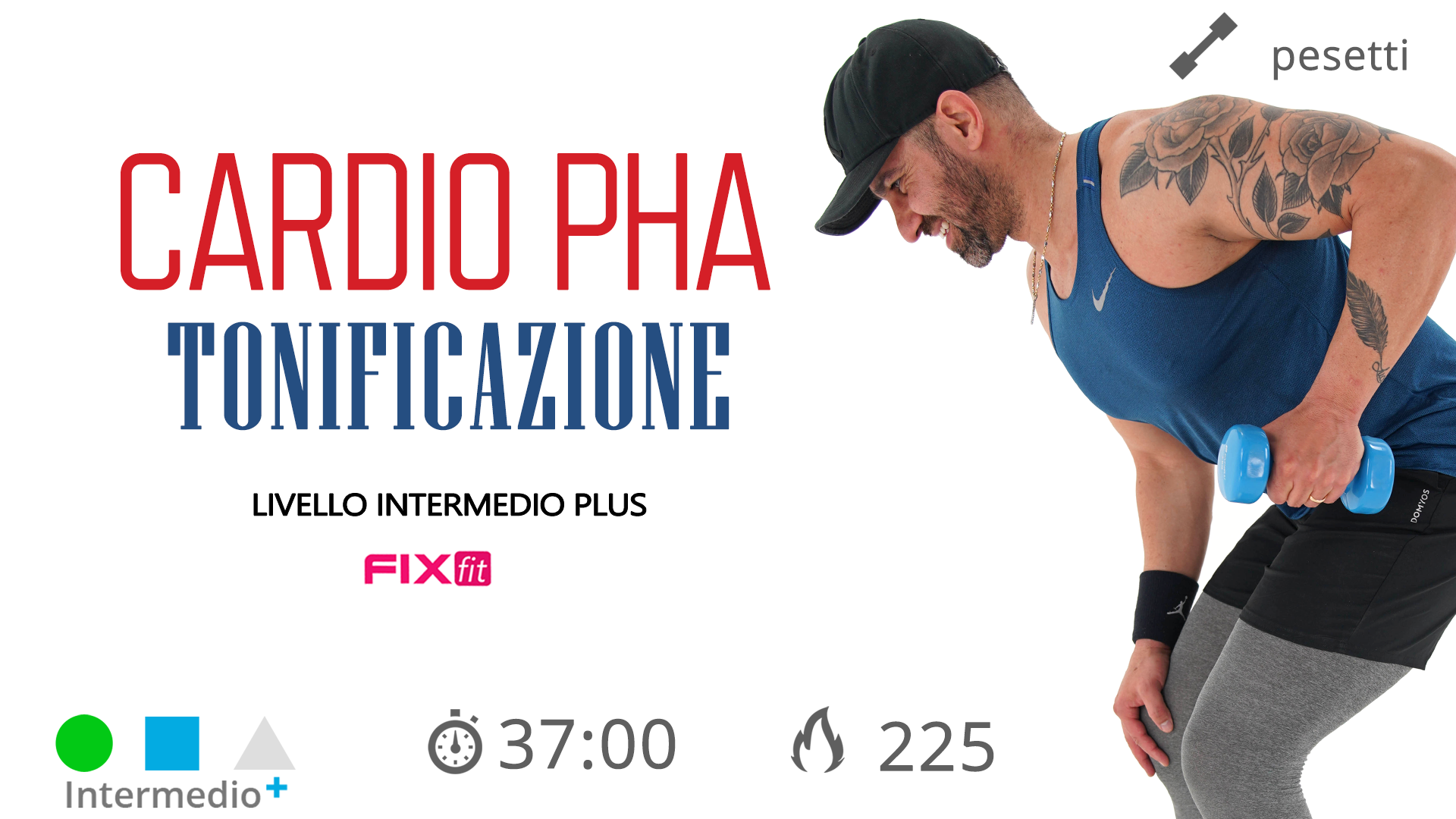 Tonificazione Total Body: Cardio PHA Con Esercizi In Piedi e A Terra