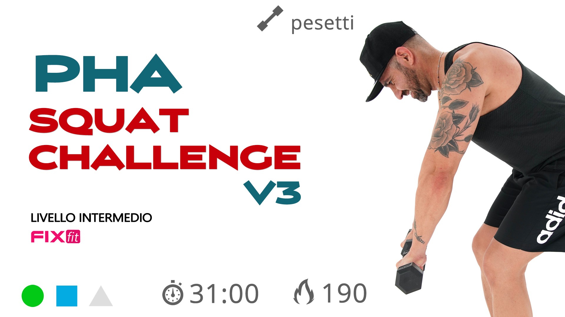 PHA Squat Challenge V3! Allenamento Completo Total Body