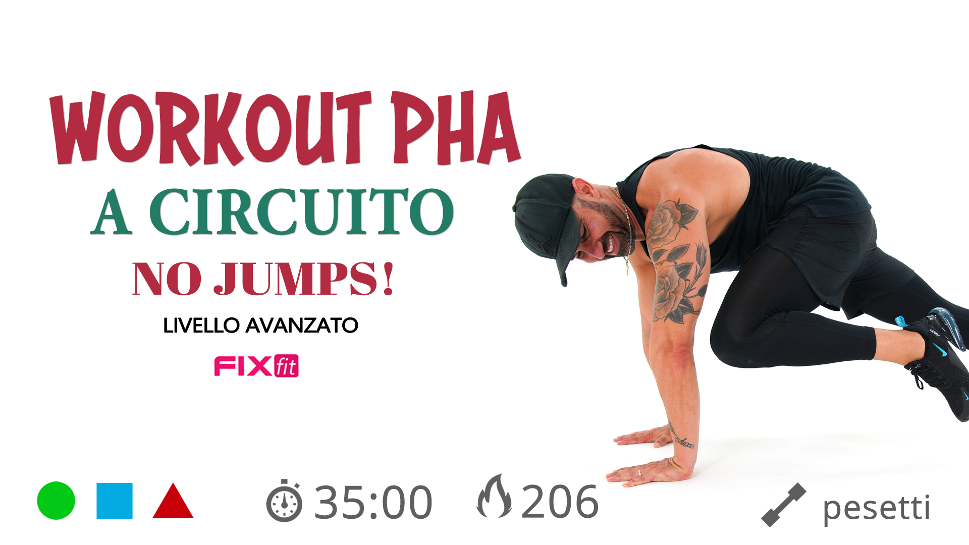 PHA: Allenamento Completo Total Body A Circuito Senza Salti