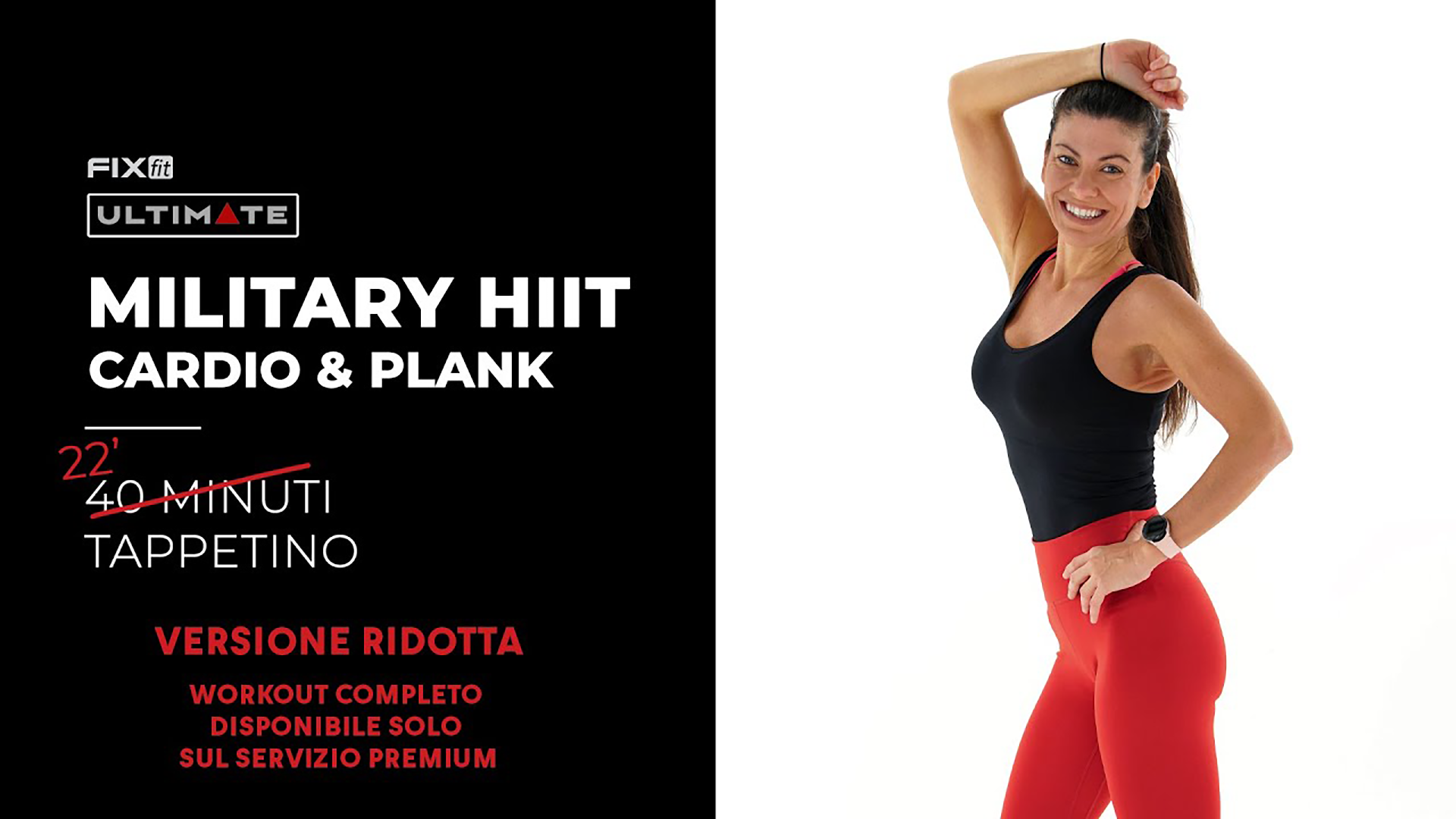 Military HIIT - Circuito Cardio + Plank Variations (Versione Breve)