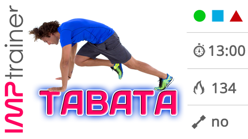 Allenamento Tabata: Plank in Corsa